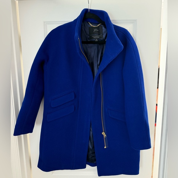 J. Crew | Jackets & Coats | J Crew Royal Blue Pea Coat | Poshmark
